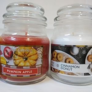 Perfect Harvest | Accents | Cinnamon Donut Scented Candles Bundle 4 New ...